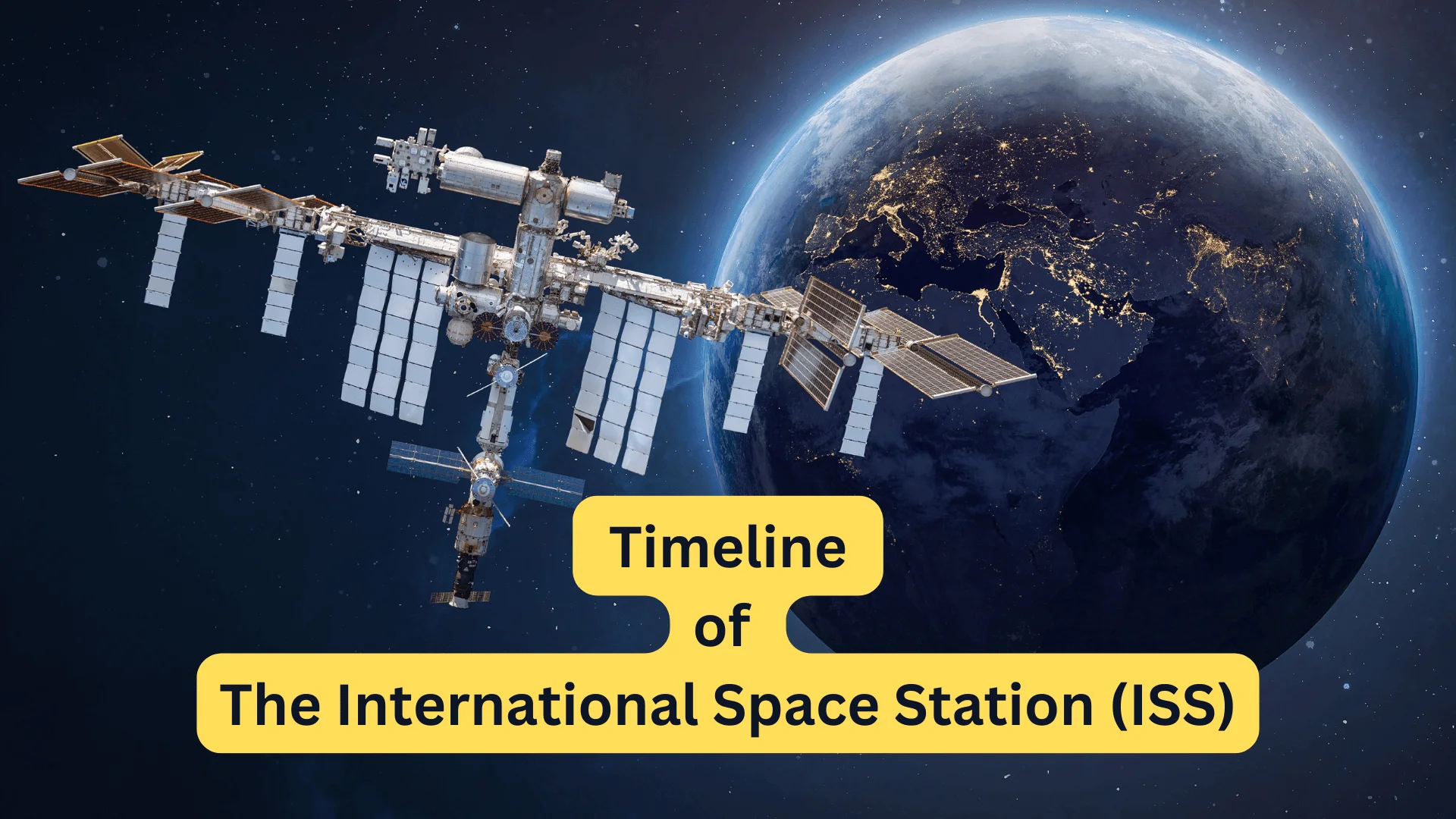 Timeline Of The International Space Station (ISS) - Qukut